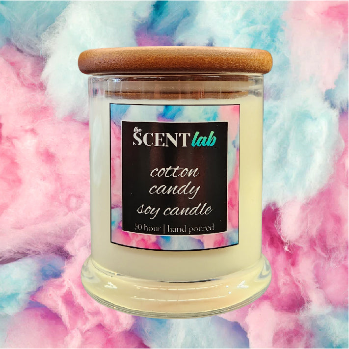 Cotton Candy - Clear Candle - 50 Hour – The Scent Lab